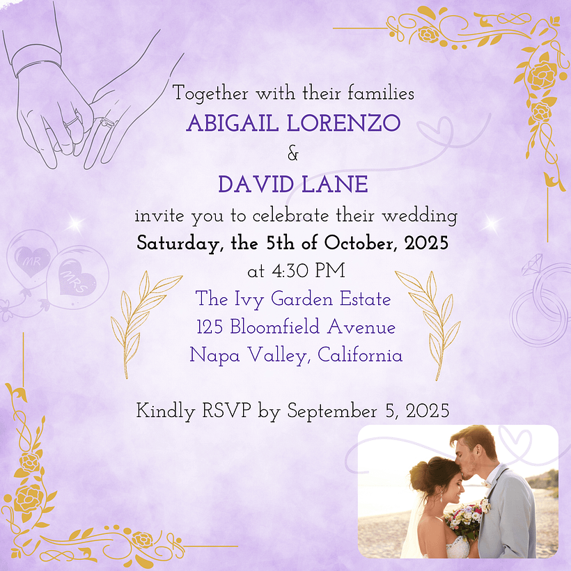 Wedding Invitation Design Using Canva – A Beginner’s Guide | Domestika