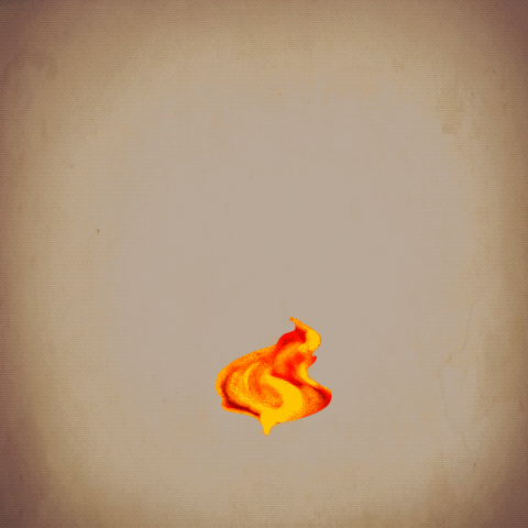 Gurren Lagan Flaming Skull | Domestika