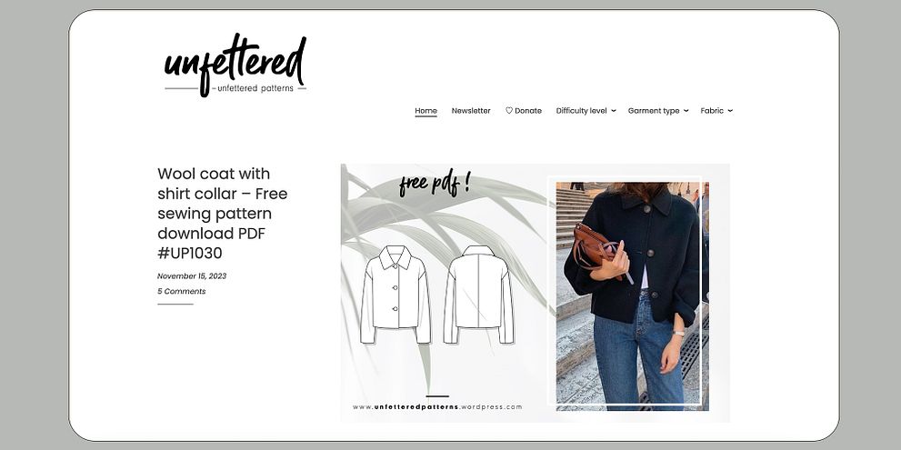 14 Websites to Download Free Sewing Patterns | Domestika